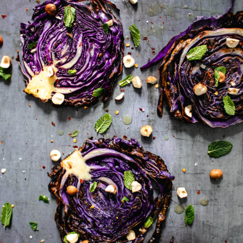 Roasted Red Cabbage - The Delicious plate
