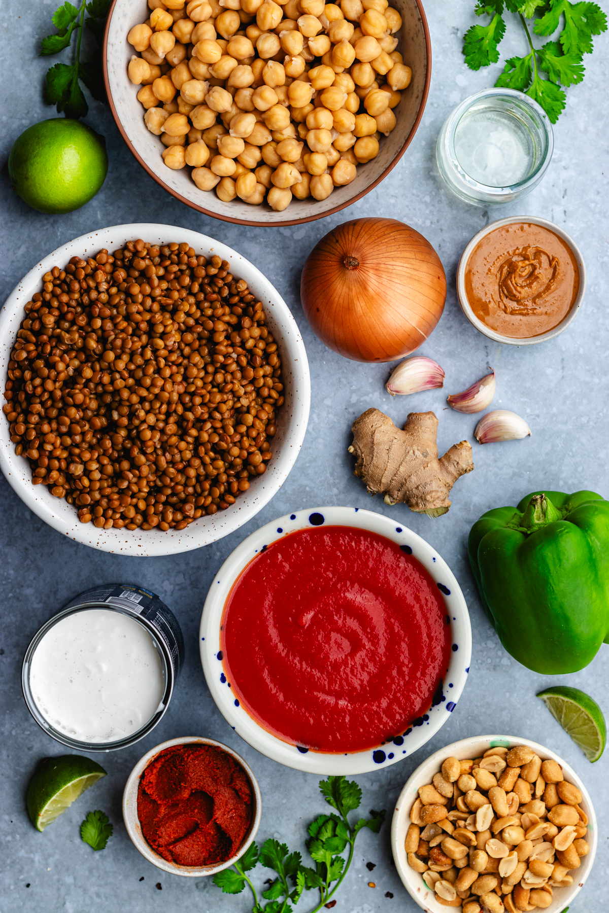 Chickpea and lentil curry - The Delicious plate