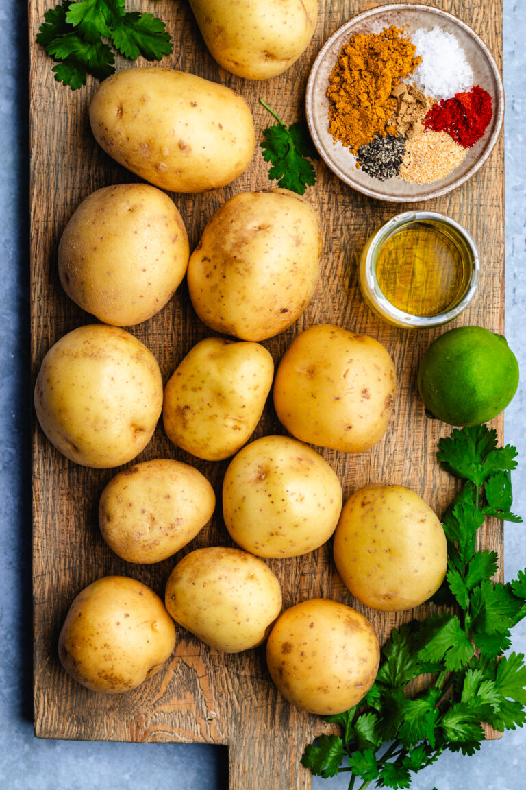 Curry roasted potatoes - The Delicious plate