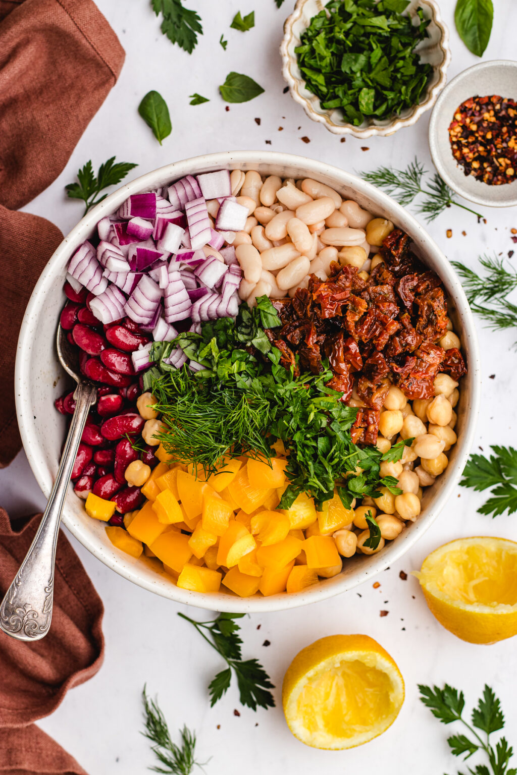 Tuscan bean salad - The Delicious plate