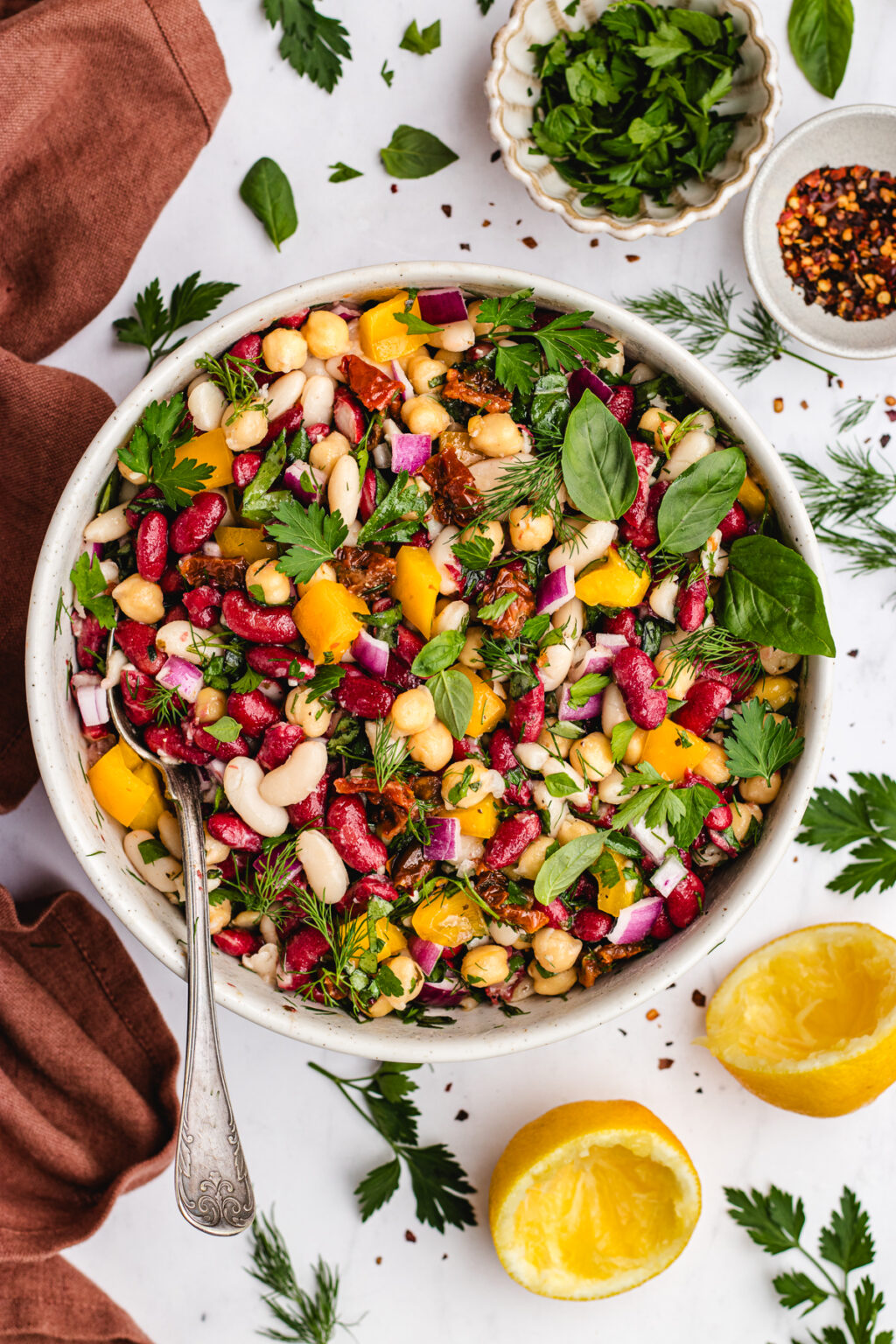 Tuscan bean salad - The Delicious plate