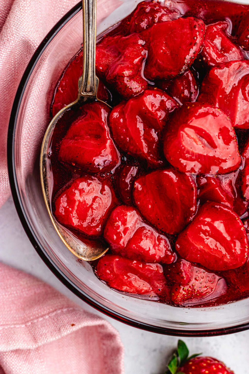 Roasted strawberries - The Delicious plate