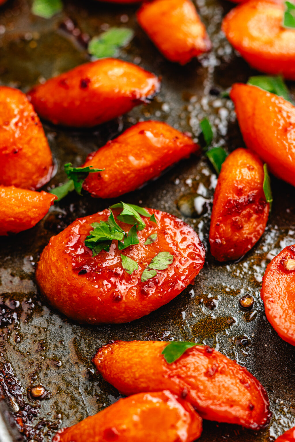 Spicy roasted carrots - The Delicious plate
