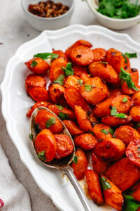 Spicy roasted carrots - The Delicious plate