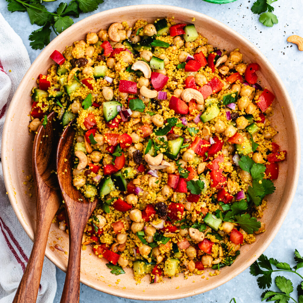 Curry Couscous Salad - The Delicious plate